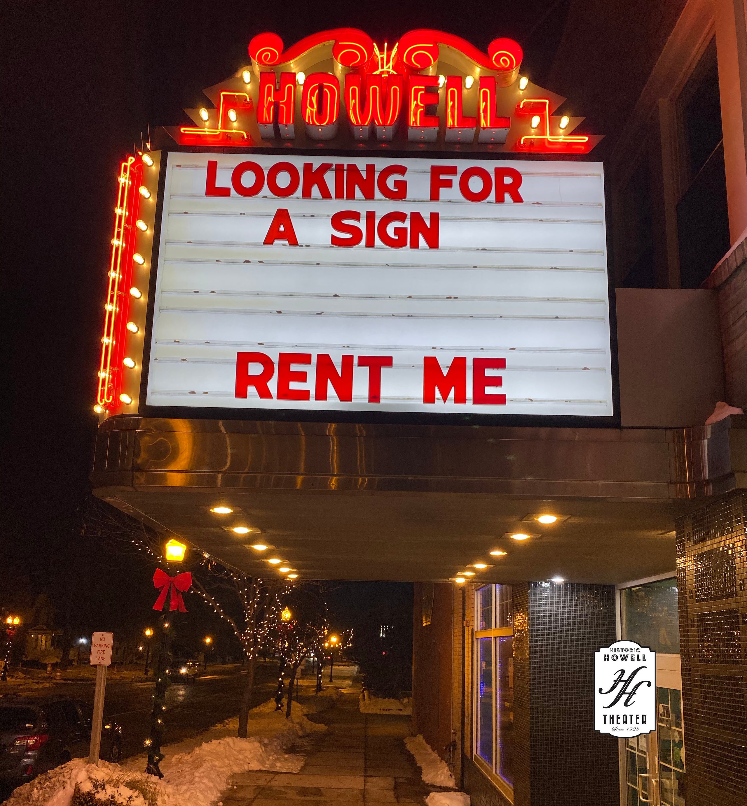 Marquee (One Day) Side Marquee | Making movies magical since 1928